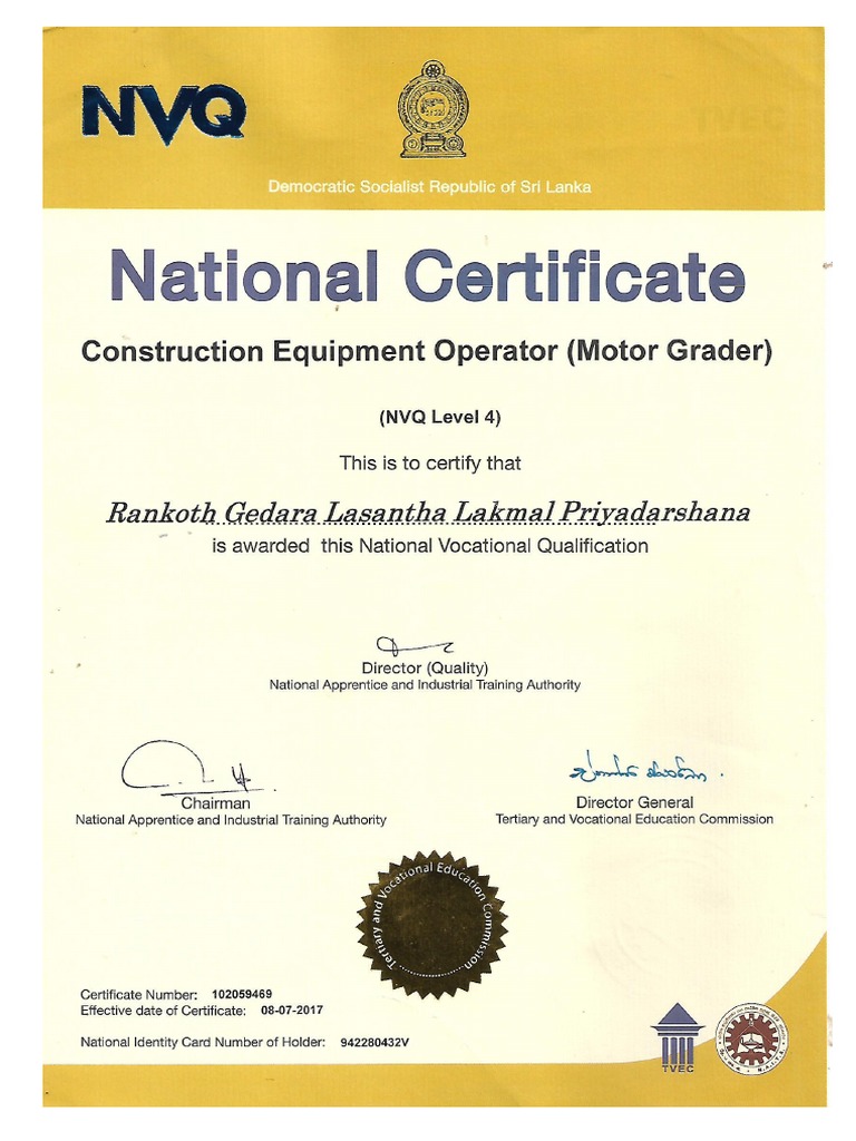 NVQ PDF | PDF