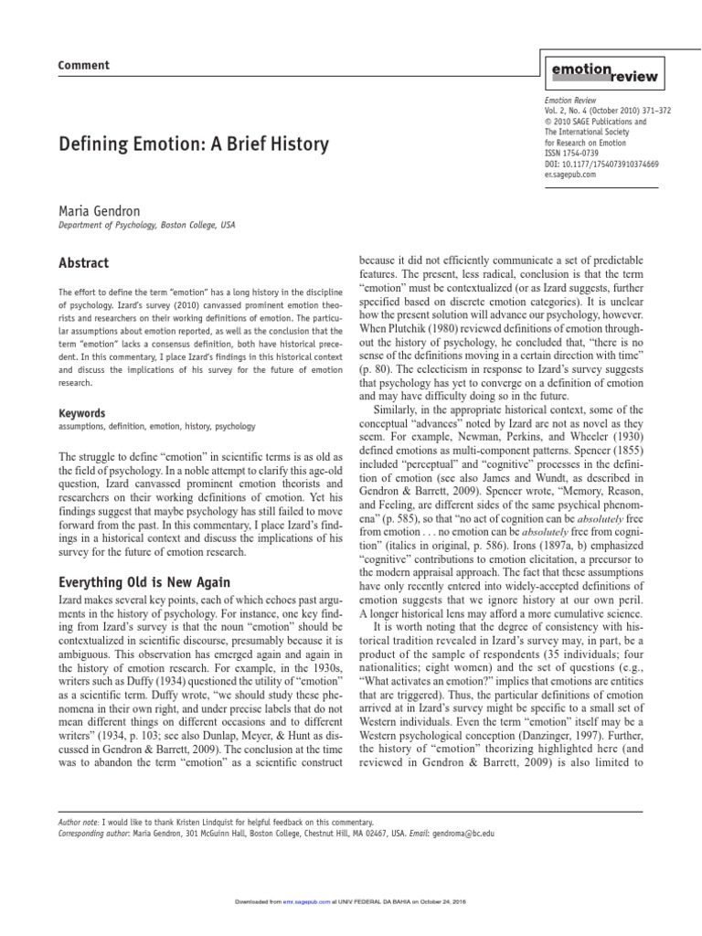 Emotion Review-2010-Gendron-371-2 | PDF