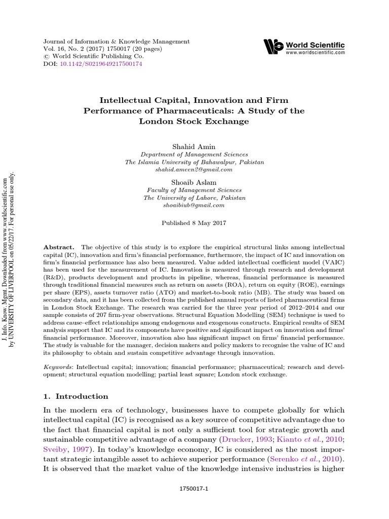 Ic & FP - Good | PDF | Innovation | Knowledge Economy