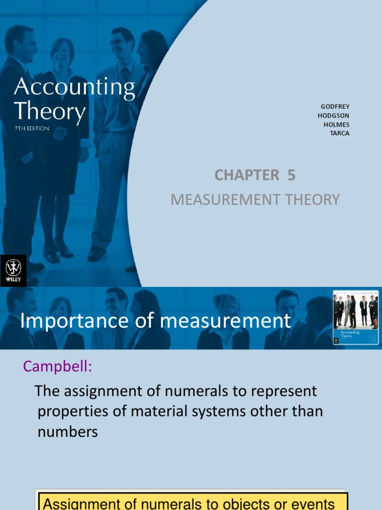 Measurement Theory in Accounting: An Analysis of Scales, Types of ...