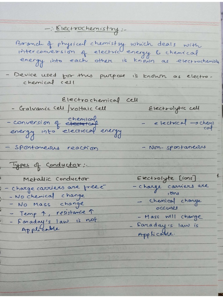 Electrochemistry Pdf Pdf