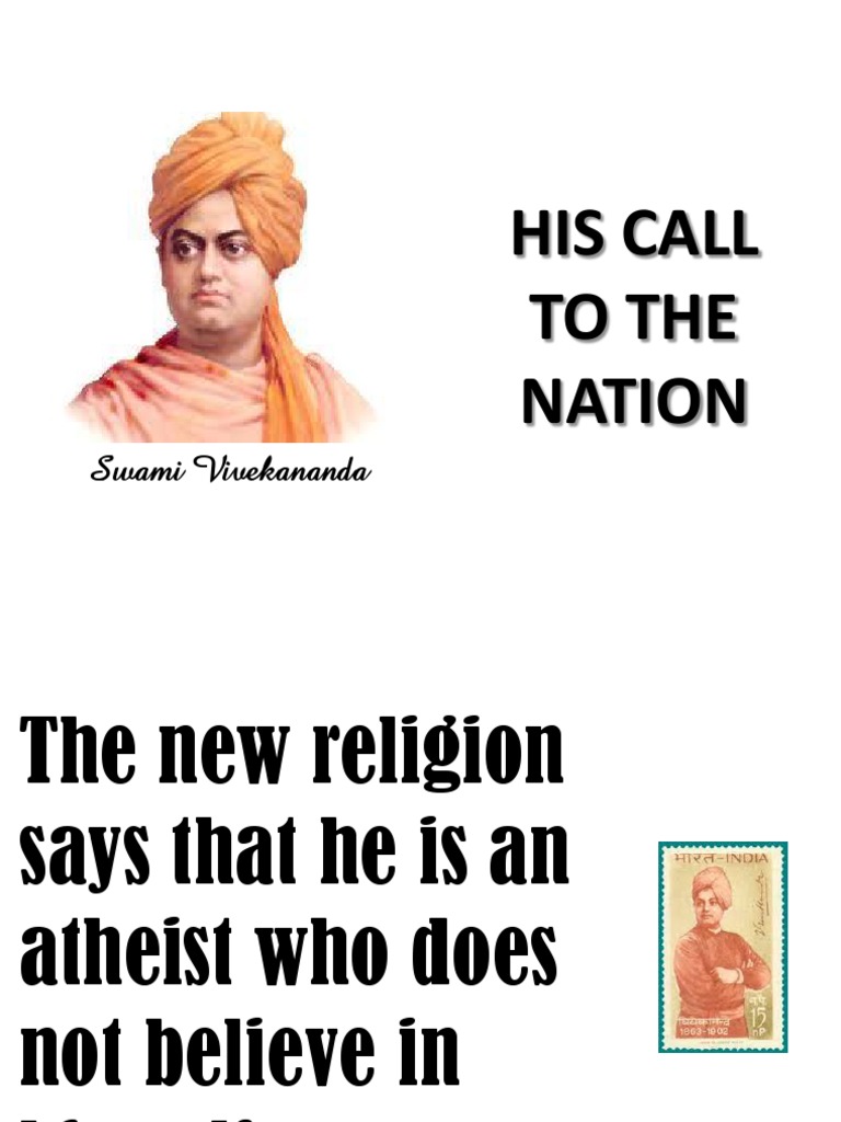 His Call To The Nation | PDF | Upanishads | Divinity