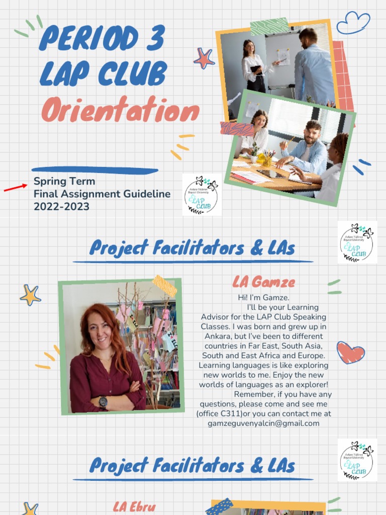 P3. LAP CLUB Orientation PDF | PDF | Communication | Cognition