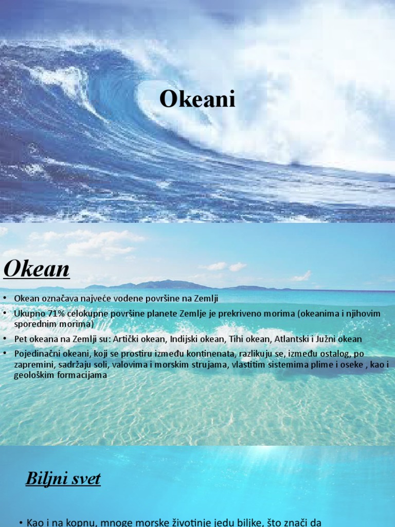 Okeani Prezentacija | PDF