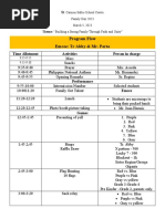 Marufinas School Family Day 2019 | PDF