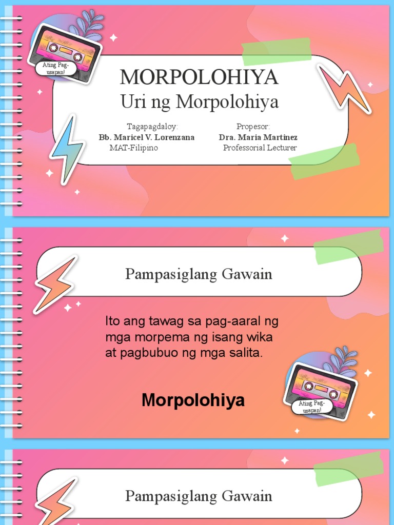 Morpolohiya 2 Pdf