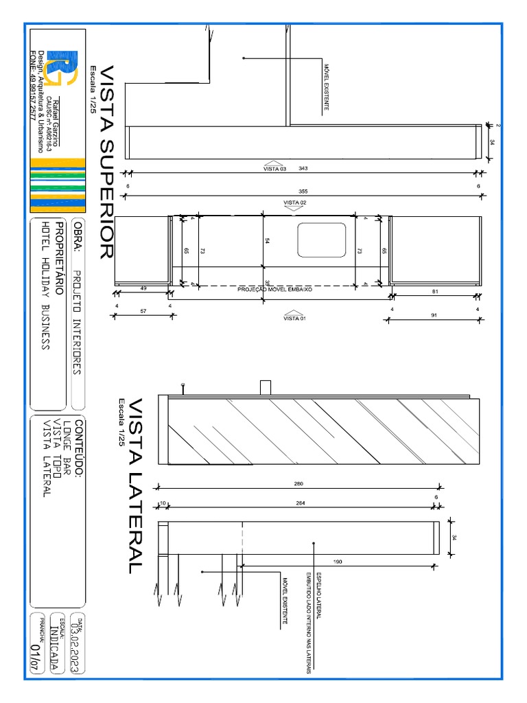 Prancha A4 Bar 01 PDF | PDF