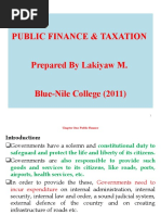 Introduction To Public Finance | PDF | Public Finance | Taxes