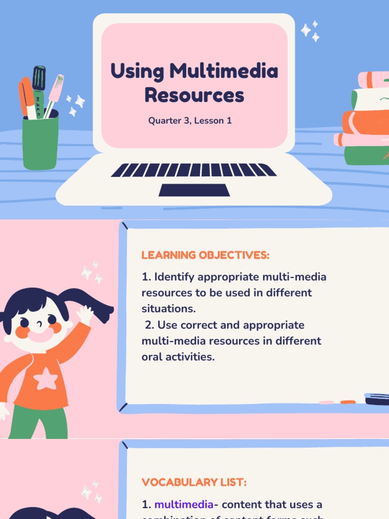 Using Multimedia Resources - 1 | PDF