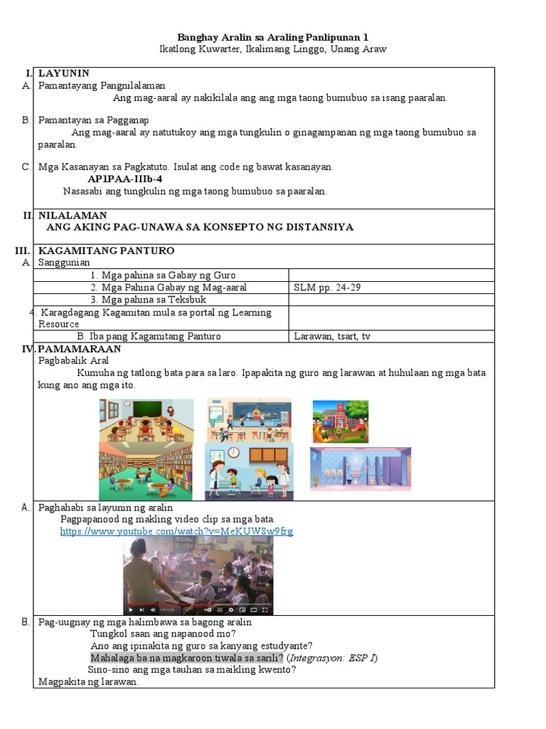 Grade 1 COT AP Q4 WEEK2 | PDF