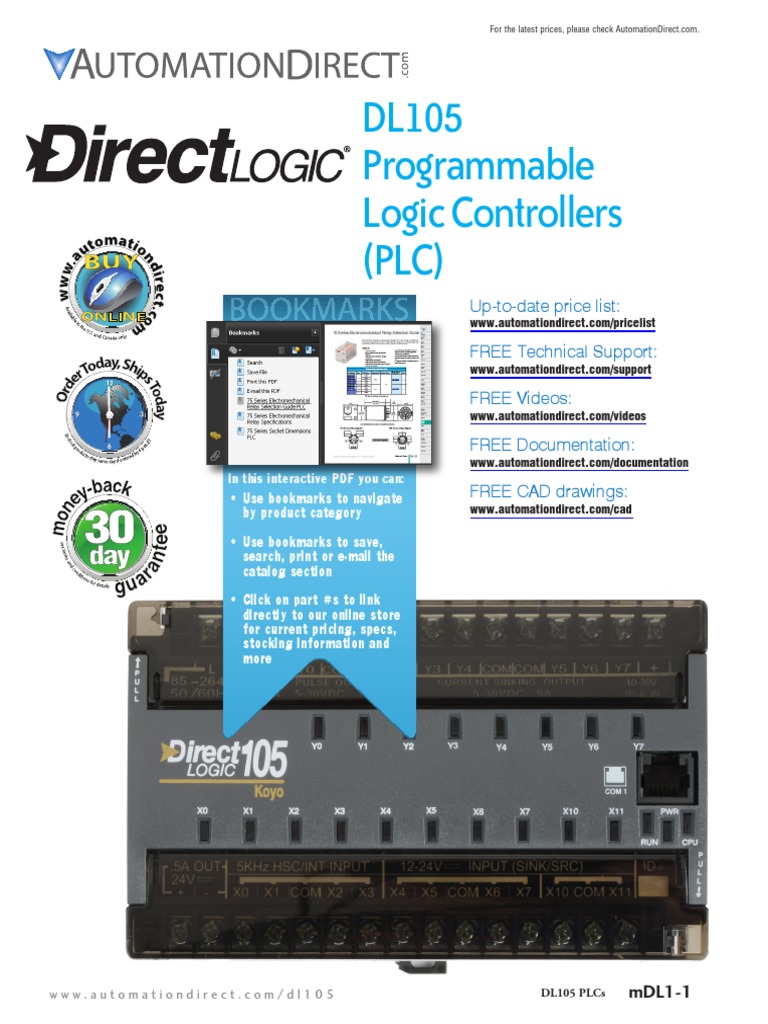 3 dl105 PLC Programmable Logic Controller PDF | PDF | Programmable Logic Controller ...