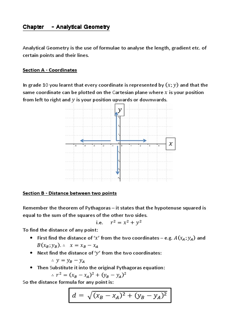 Analytical Geometry | PDF | Circle | Line (Geometry)
