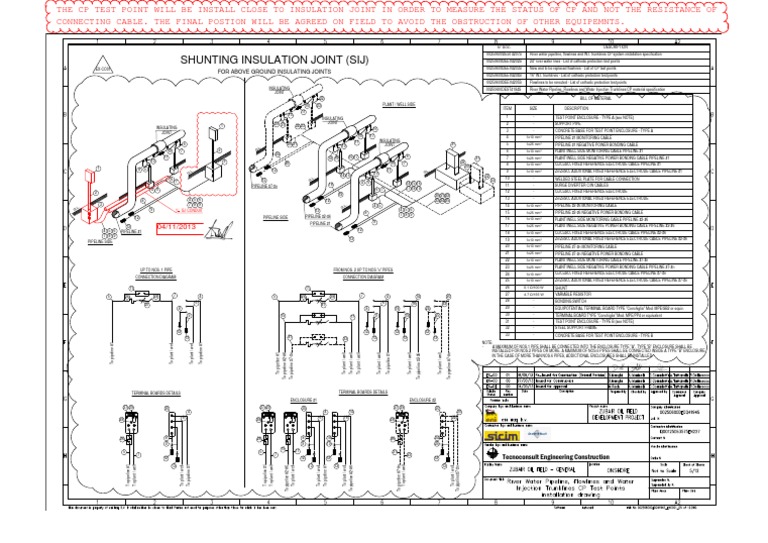 As Built - CP Drawing For Well Head Area | PDF | Pipe (Fluid Conveyance ...