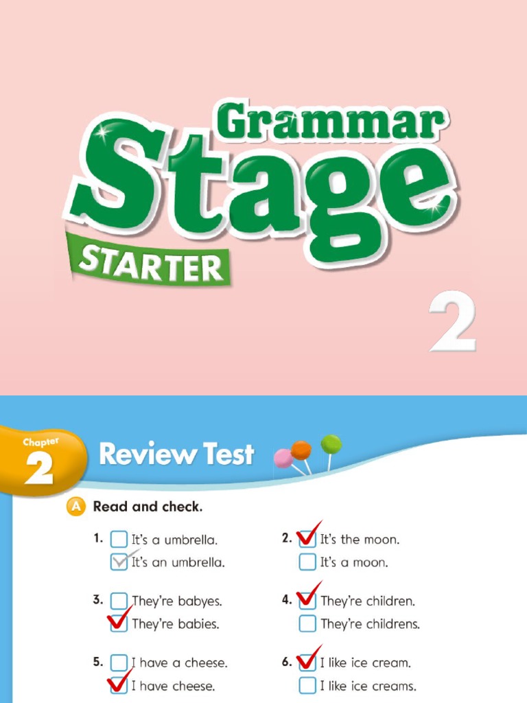 Grammar Stage Starter B2 - CH2 RT - GA2 | PDF