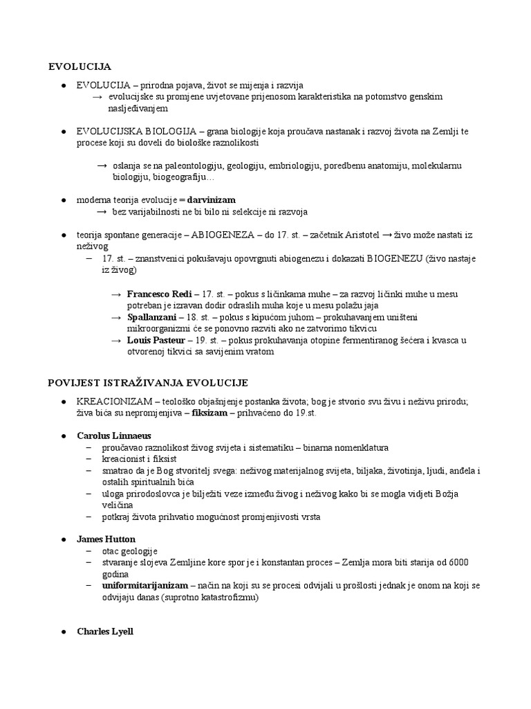 Evolucija2 1 | PDF