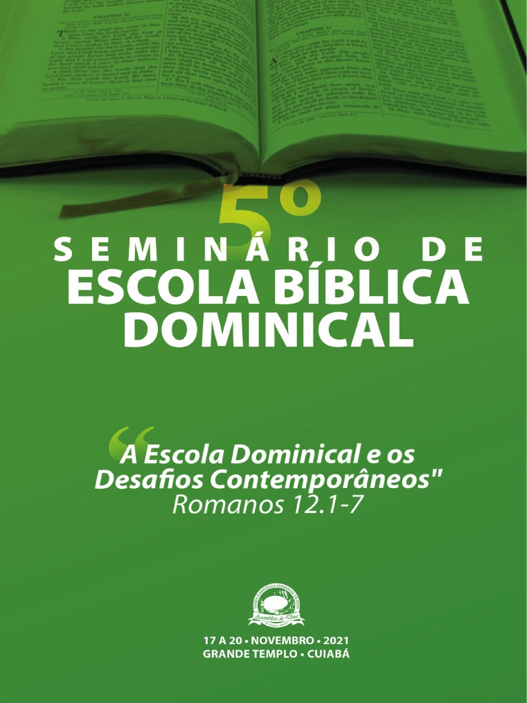 Apostila - 5sebd-SEMINARIO EBD | PDF | Pentecostalismo | Adolescência