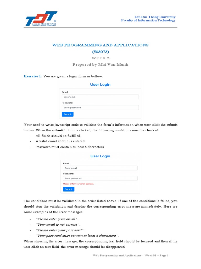 Lab03 PDF | PDF | World Wide Web | Internet & Web Lab03 PDF | PDF | World Wide Web | Internet & Web