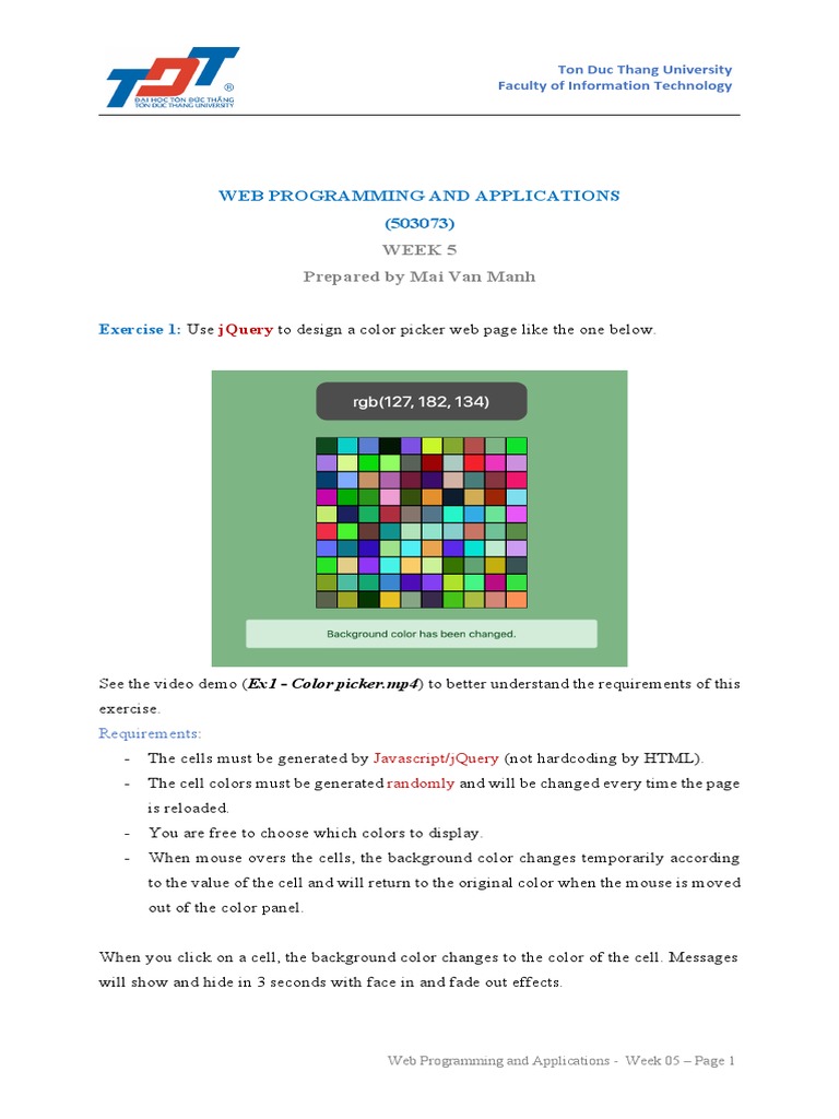 Lab05 PDF | PDF | World Wide Web | Internet & Web