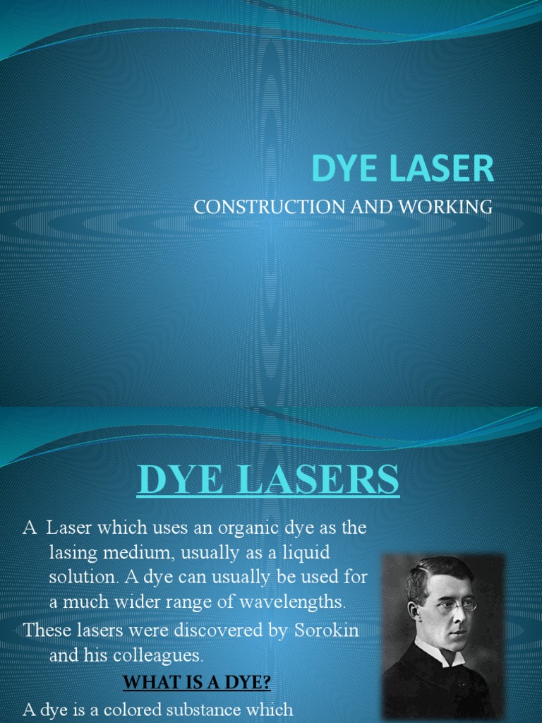 Dye Lasers | PDF | Laser | Physical Sciences
