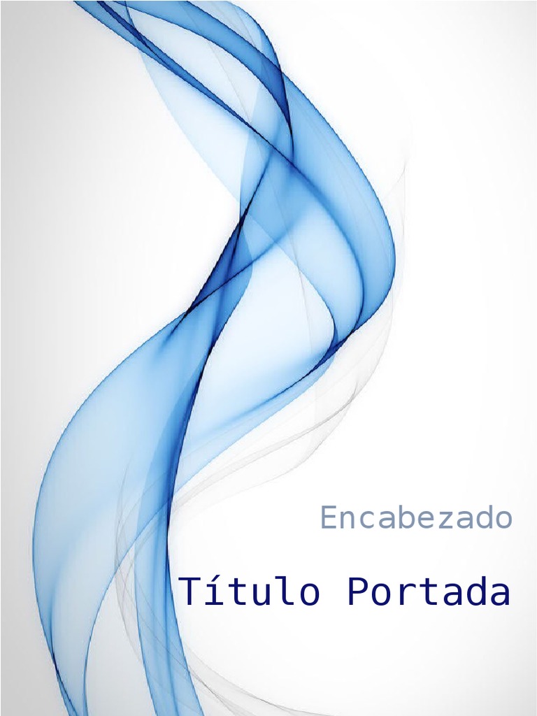 Portada Elegant Azul | PDF