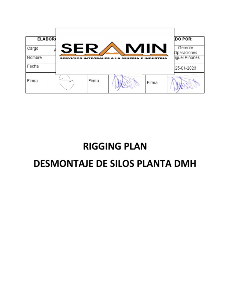 Rigging Plan | PDF
