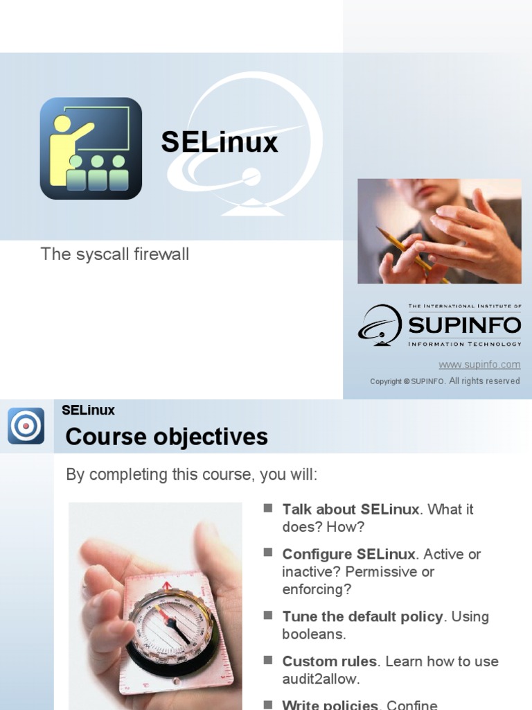 07 Selinux Pdf Utility Software Computer Engineering