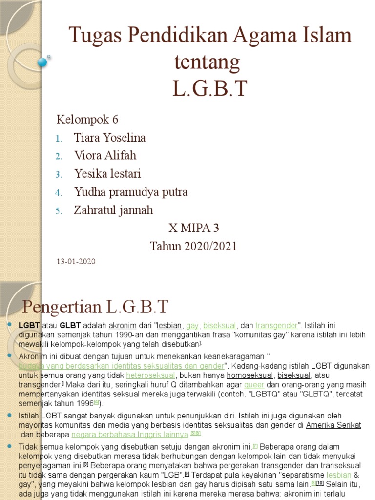 Tugas LGBT | PDF