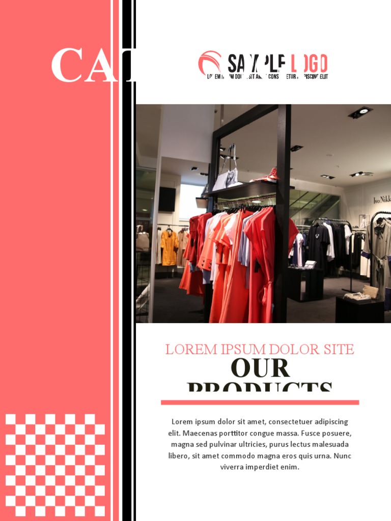 Product Catalogue Template PDF Guide | PDF | Tullii