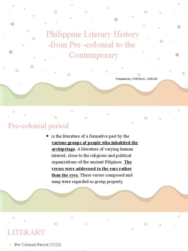 Lesson 2-Pre Colonial-Contemporary | PDF | Philippines