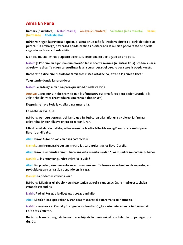 Alma en pena: el viaje de Daniel | PDF | Novela negra, policíaca y ...