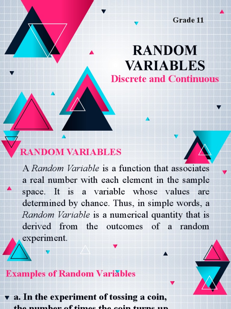 Stats & Prob Lesson 1 | PDF | Random Variable | Probability Distribution