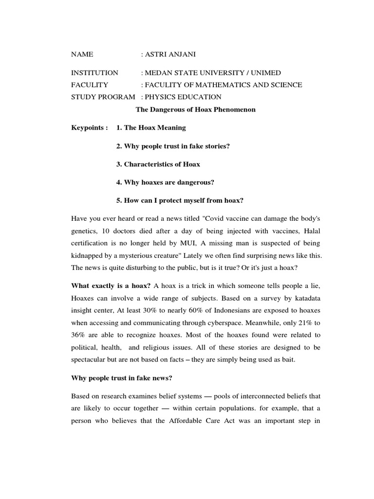 Astri Anjani - Naskah Speech Contest PDF | PDF | Communication