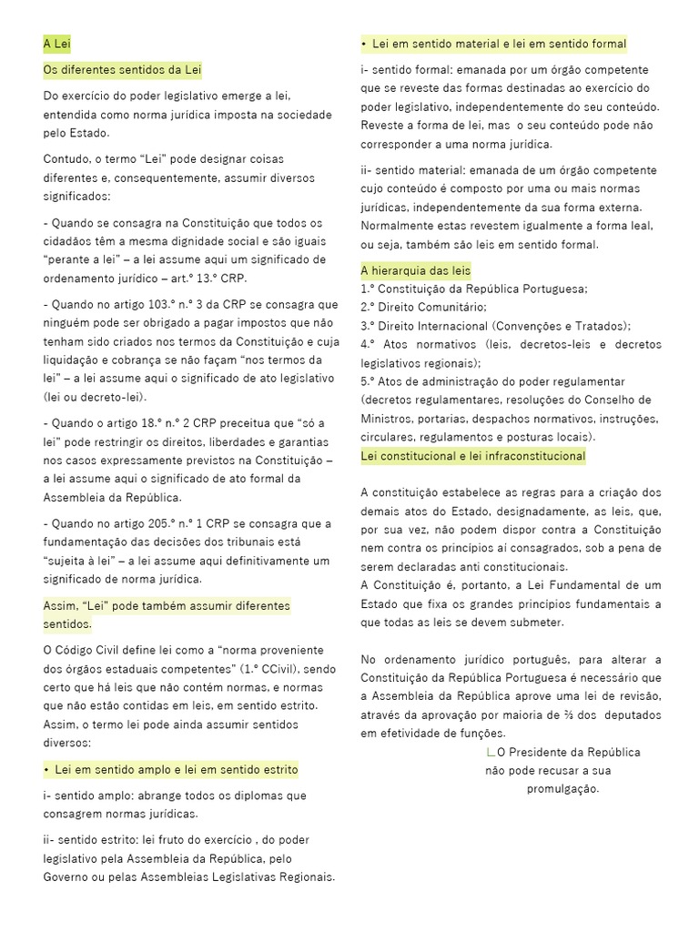 A Lei | PDF | Constituição | República