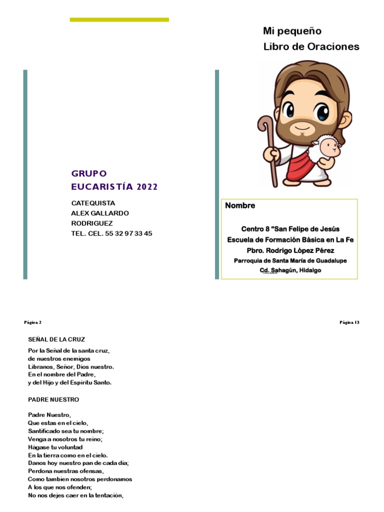 Libro de Oraciones 1 | PDF | eucaristía | María, madre de Jesús