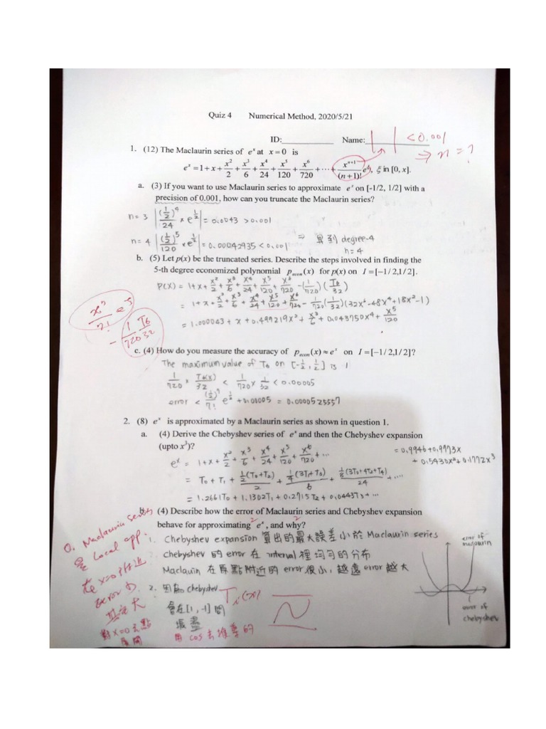 Quiz4 Solution | PDF