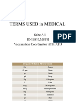 Medical and Pharmacy Abbreviations (Sig Codes) : Abbreviation Meaning(s ...