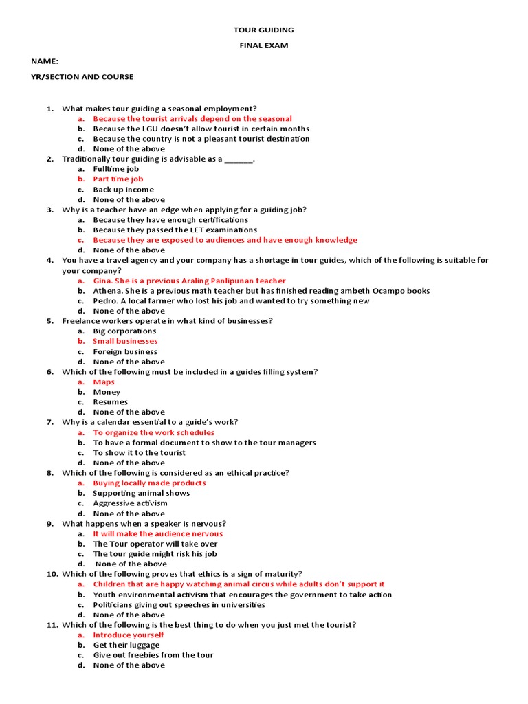 Tour Guiding Finas WU, Chin | PDF | Tourism