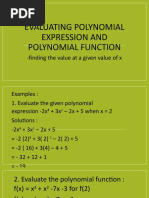 Ppt-Math 10-Quarter 2 Week 2 | PDF | Polynomial | Zero Of A Function