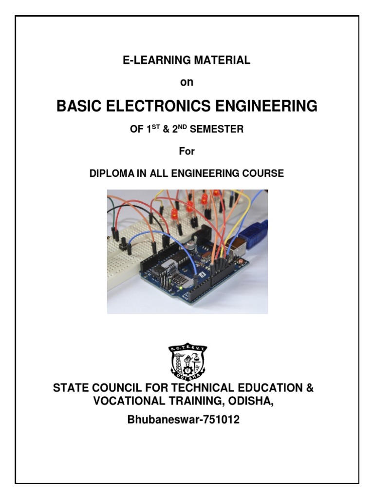 Basic Electronics Engineering E-Learning Guide | PDF | P–N Junction ...