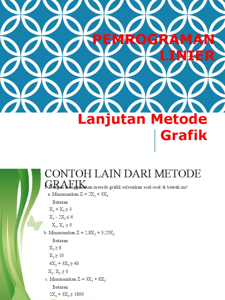 6 Lanjutan Metode Grafik | PDF