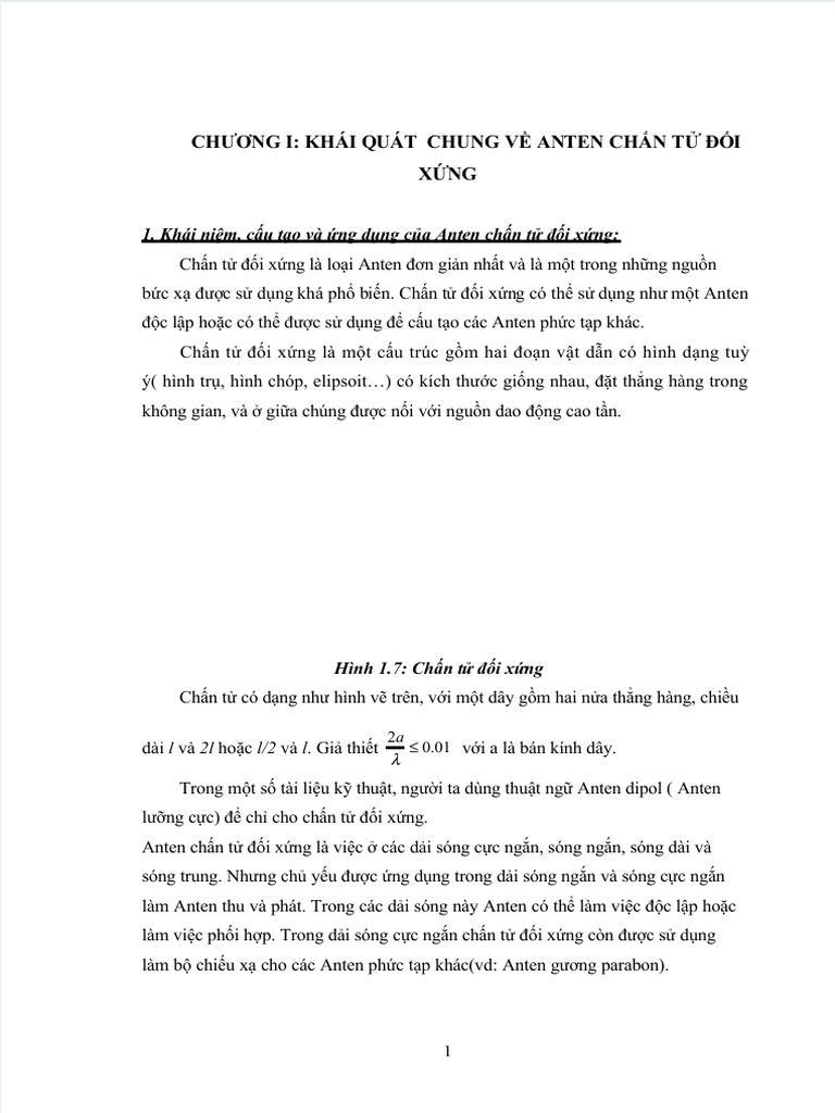 Anten Chan Tu Doi Xung | PDF