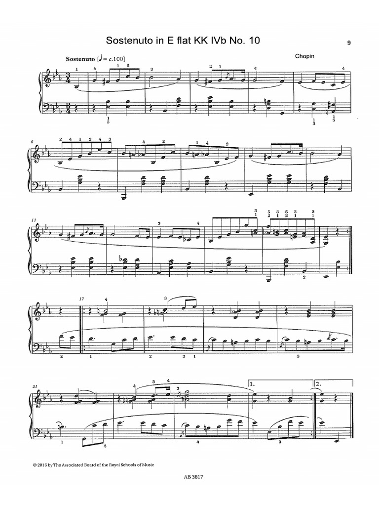 Sostenuto Chopin | PDF