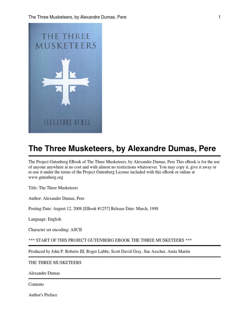 The Three Musketeers | PDF | The Three Musketeers