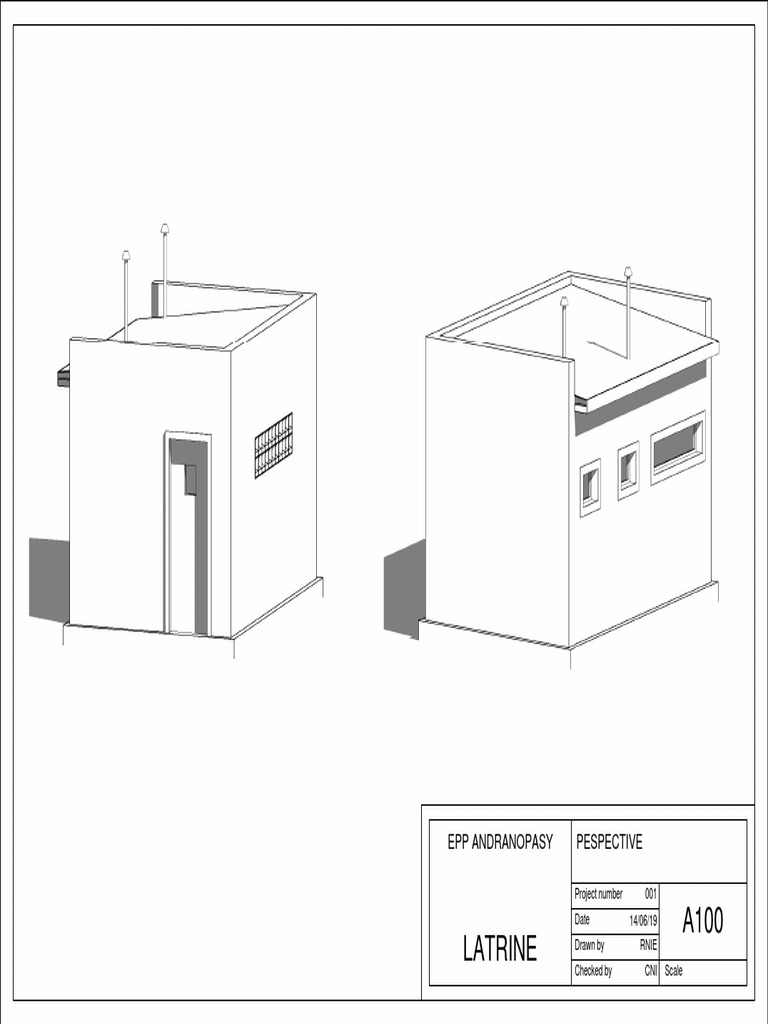 Plan Latrine | PDF