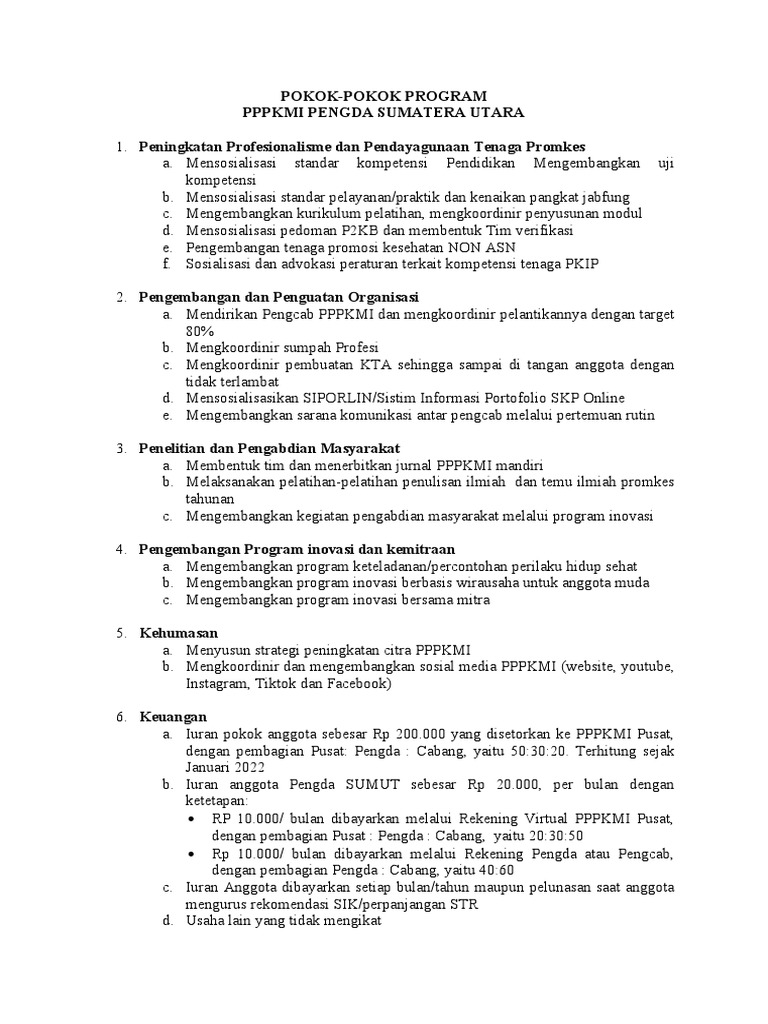 Program PPPKMI Sumut: Pengembangan dan Inovasi | PDF | Pengelolaan ...