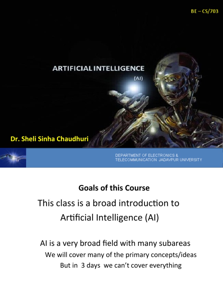 Artificial Intelligence DAY 1 | PDF | Artificial Intelligence | Intelligence (AI) & Semantics