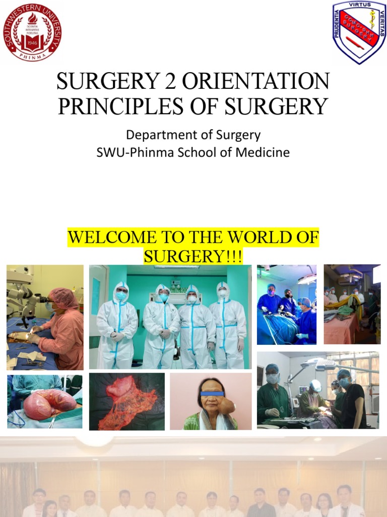 SWU Orientation Surgery 2 | PDF | Doctor Of Medicine | Medical School