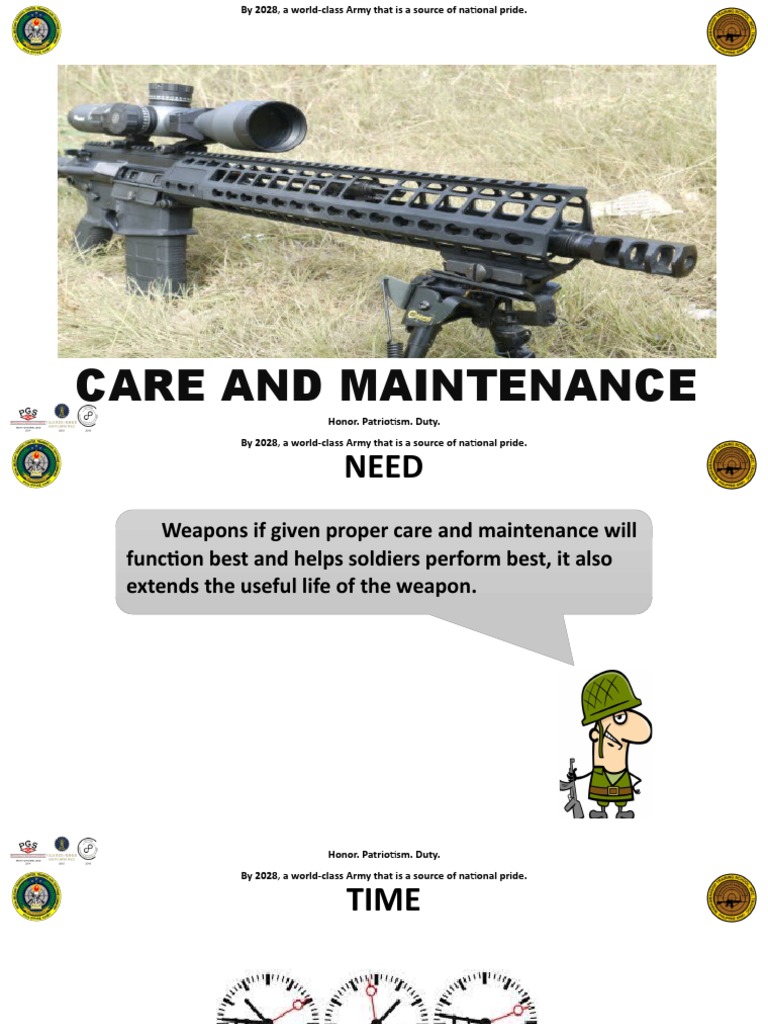4 Care and Maintenance | PDF | Gun Barrel | Magazine (Firearms)