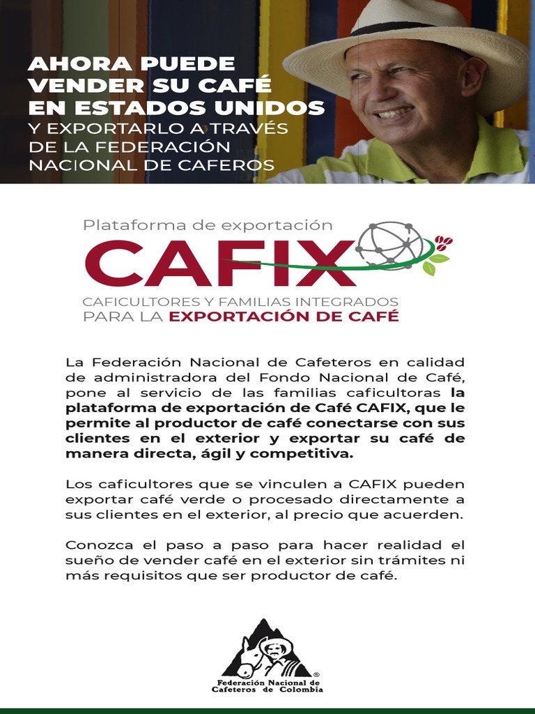 Instructivo Cafix 1 | PDF | café | Industrias de servicio
