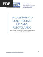 Procedimiento de Hincado de Perfiles | PDF | Calidad (comercial ...